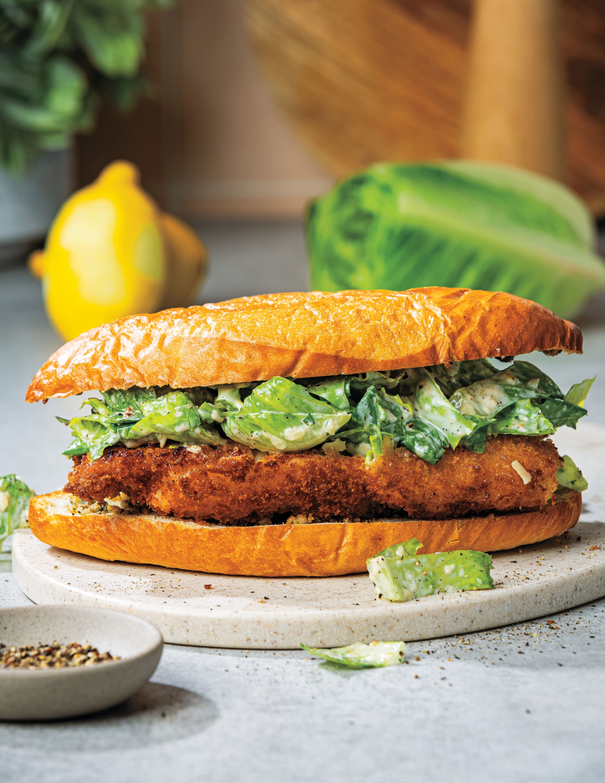Crispy Chicken Caesar Salad Sandwiches - Vallarta Supermarkets ...